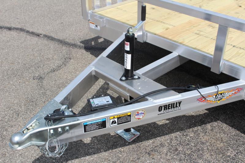 2024 H & H Trailer 6'10" x 16' Aluminum ATV Trailer - Side Load Ramps ...