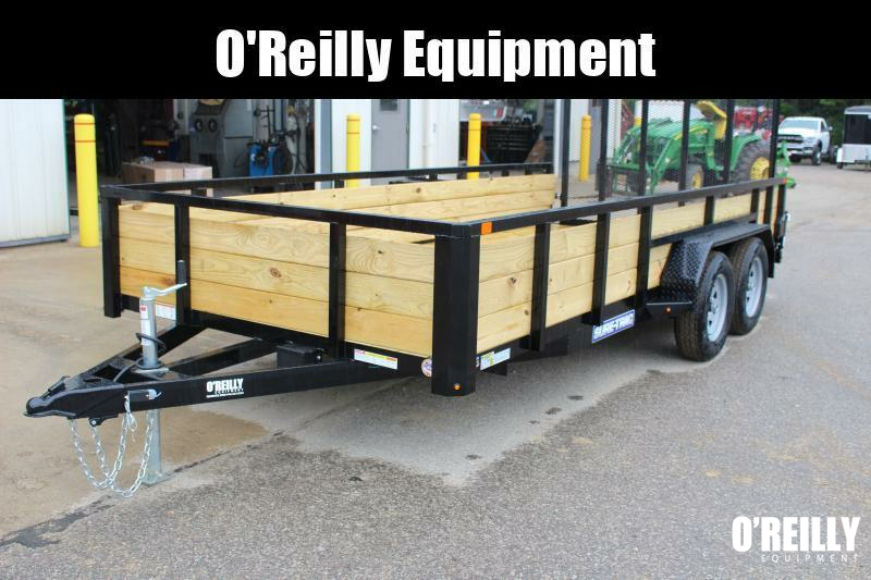 2024 Sure-Trac 7' x 16' 3-Board High Side Utility Trailer - 7000# GVW ...