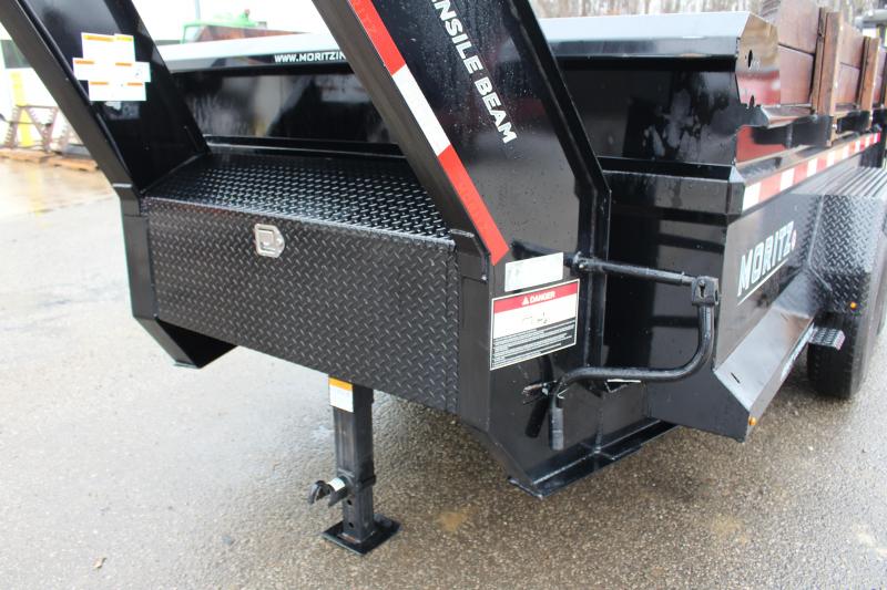 2020 Moritz 6'10" x 12' HD Dump Trailer - 14000# GVW - USED in Newbury ...