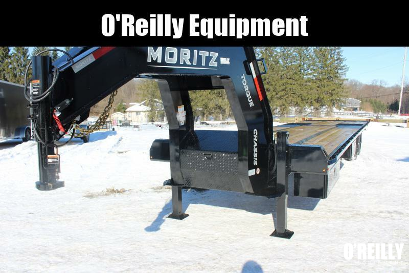 2025 Moritz FDGH Hydraulic Tail 34' GOOSENECK Deckover Flatbed Trailer ...