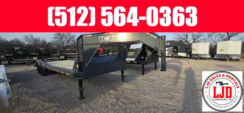 2026 Tiger Trailers Gooseneck 102" X 24' in Lampasas, TX | Trailer Trader