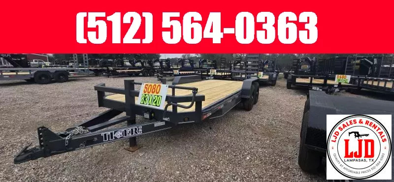 2026 Tiger - 83 "X 20' - Heavy Duty - 14K GVWR -Equipment Trailer in ...
