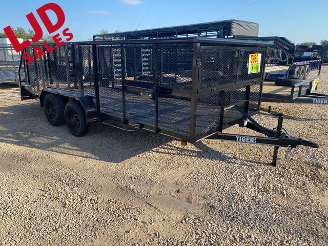 2025-Tiger-Trailers—Utility-Trailer—83″x16′—4′-Gate—Landsc in Lampasas ...