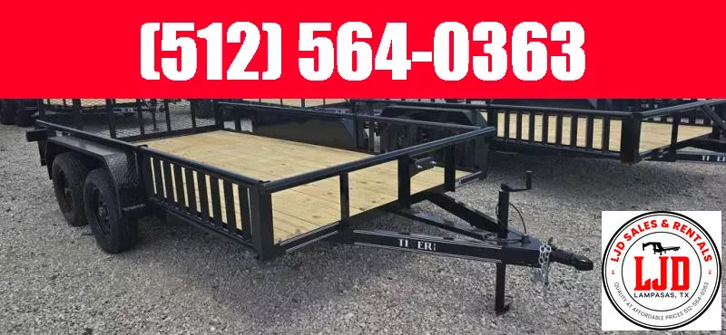 2025 Tiger Trailers - Utility Trailer - 77"X14' - 4' Gate - 4500 GVWR ...