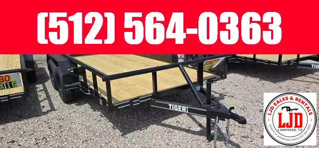 2025-Tiger-Trailers—Utility-Trailer—77″x14′—PIPETOP—–4& in Lampasas, TX ...