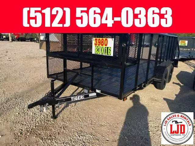 2025 Tiger Trailers - Landscape Trailer - 83"x16' - 4' Gate - Landscape ...