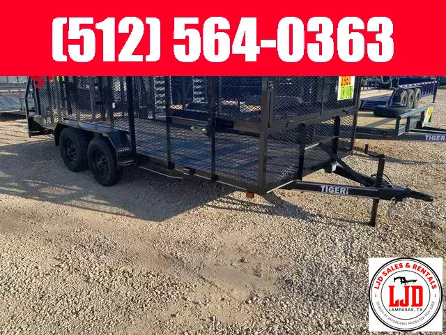 2025 Tiger Trailers - Landscape Trailer - 83"x16' - 4' Gate - Landscape ...