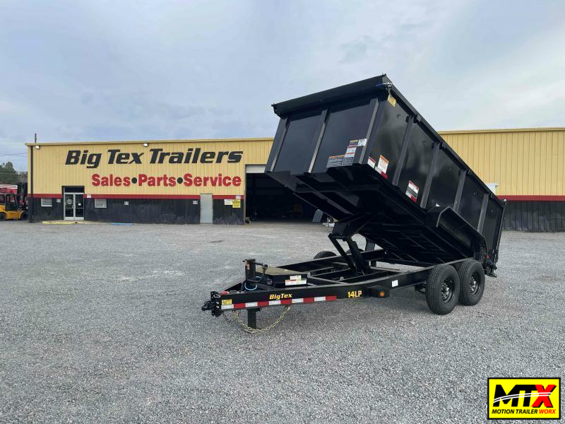 2024 Big Tex 7x14 LP Low Pro 14K Dump w/ 4' Sides & Slide-In Ramps in ...