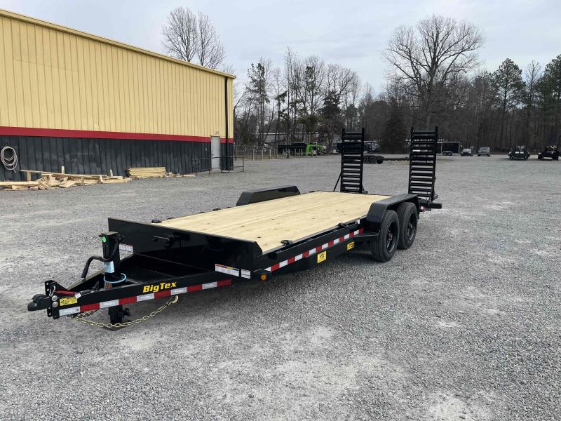 2024 Big Tex Trailers 17+3 16ET 17.5K Equipment Trailer w/ Fold Up ...