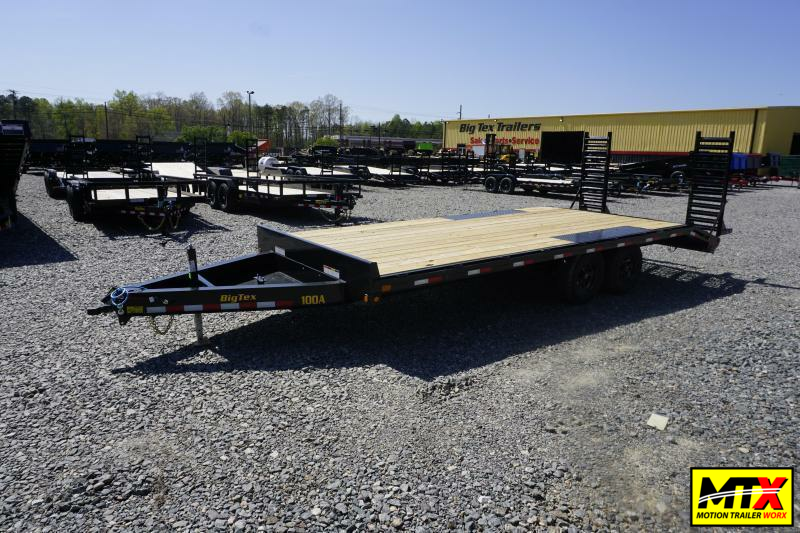 2024 Big Tex Trailers 17+3 10OA 10K Flat Bed Trailer w/ Fold Up Ramps ...