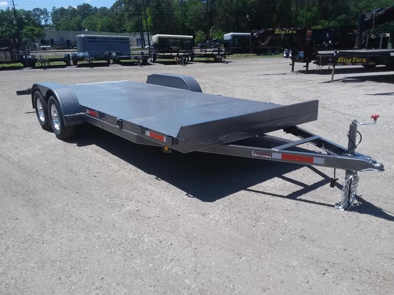 CH2010 TEXAS TRAILERS 6'10" X 20' CAR HAULER W/ CUSTOM OPTIONS in ...