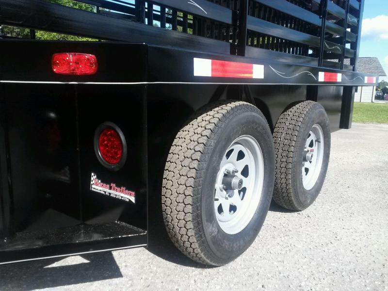 ST1210G TEXAS TRAILERS 12' GOOSENECK STOCK TRAILER W/ OPEN BULKHEAD in ...