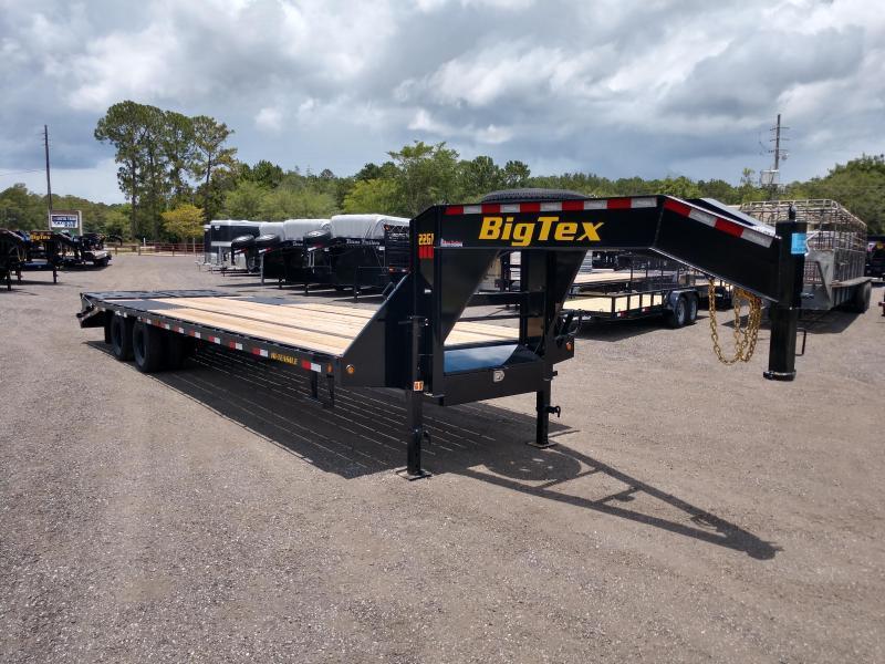22GN-25D5A-MRBK BIG TEX 8.5' X 25' GOOSENECK DUAL TANDEM FLAT BED W ...