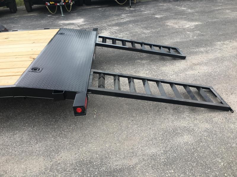CH2070 TEXAS TRAILERS 20' CAR HAULER W/ SLIDE OUT RAMPS | Near Me