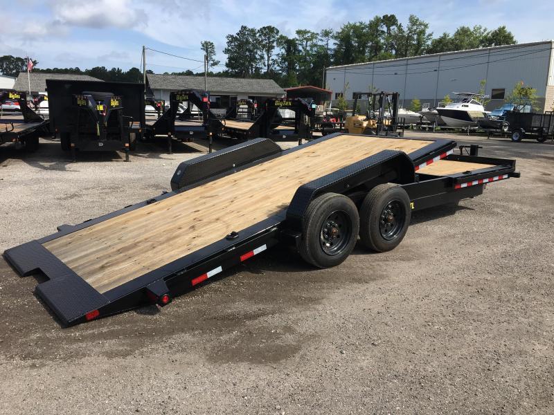 16TL-20BK BIG TEX 7' X 20' TANDEM AXLE TILT DECK EQUIPMENT TRAILER in ...