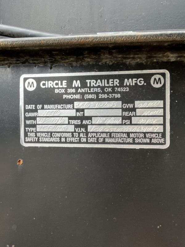 2005 Circle M 25'+5' Gooseneck Flatbed Trailer with Mega Ramps in ...