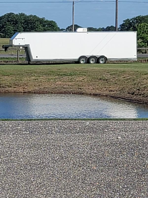 2011 Brown Motor Sports Enclosed Car Trailer 34FT On Deck (Floor) 5th ...