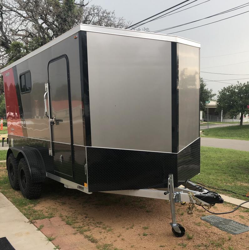 2022 Legend Explorer 7 x 16 Enclosed Cargo / Off-road Trailer in Silver ...