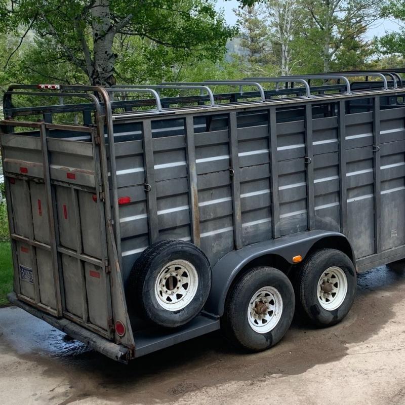 1988 Circle J 16' Gooseneck Livestock / 4 Horse Trailer in Augusta, MT ...