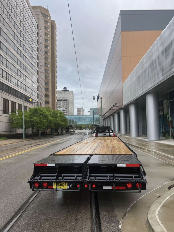 2022 Texas Pride 40' Tandem Dual Gooseneck Flatbed Trailer with Mammoth ...