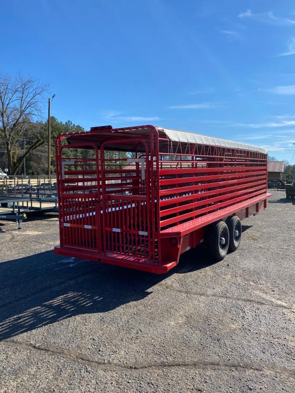 2023 Delco Trailers Bar Top Livestock Stock / Stock Combo Trailer in ...