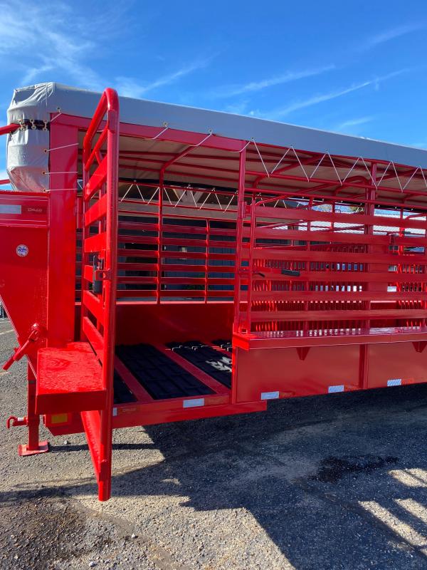2023 Delco Trailers Bar Top Livestock Stock / Stock Combo Trailer in ...