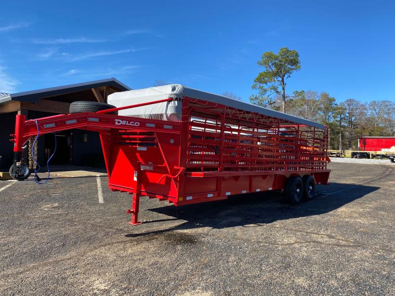 2023 Delco Trailers Bar Top Livestock Stock / Stock Combo Trailer in ...