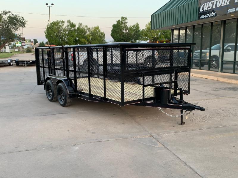 2021 AMW 16 X 83 TANDEM AXLE LAWN TRAILER in Oklahoma City, OK ...