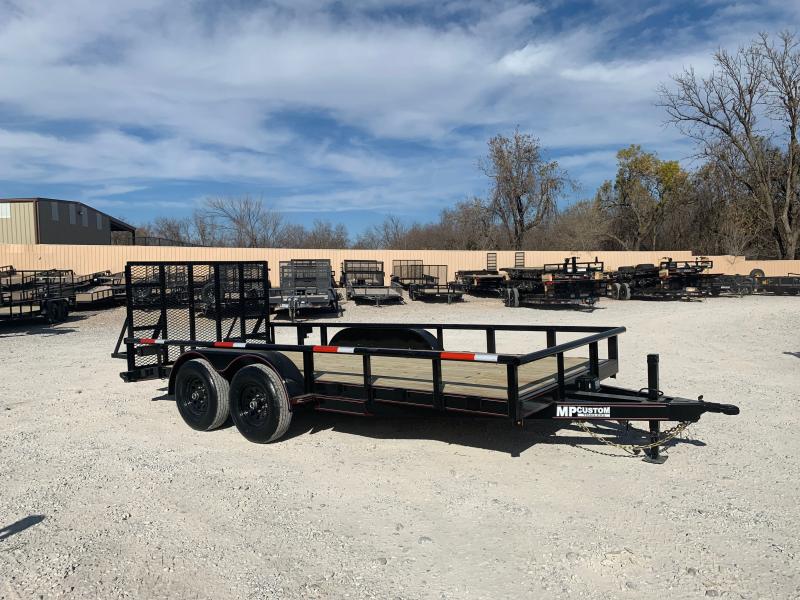 2021 MP Custom 16 X 83 TANDEM AXLE LAWN TRAILER | Near Me