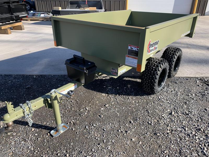 Extreme XT-200 Dump Trailer - OFF-ROAD Use Dump Trailer - Sage Green in ...