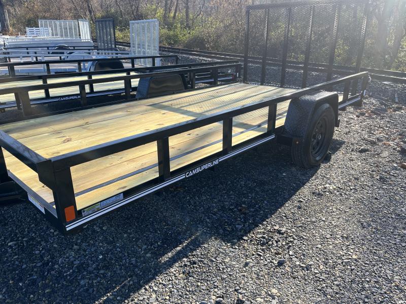 2024 CAM SUPERLINE 7X14 SINGLE AXLE UTILITY W/ BRAKES Utility Trailer ...