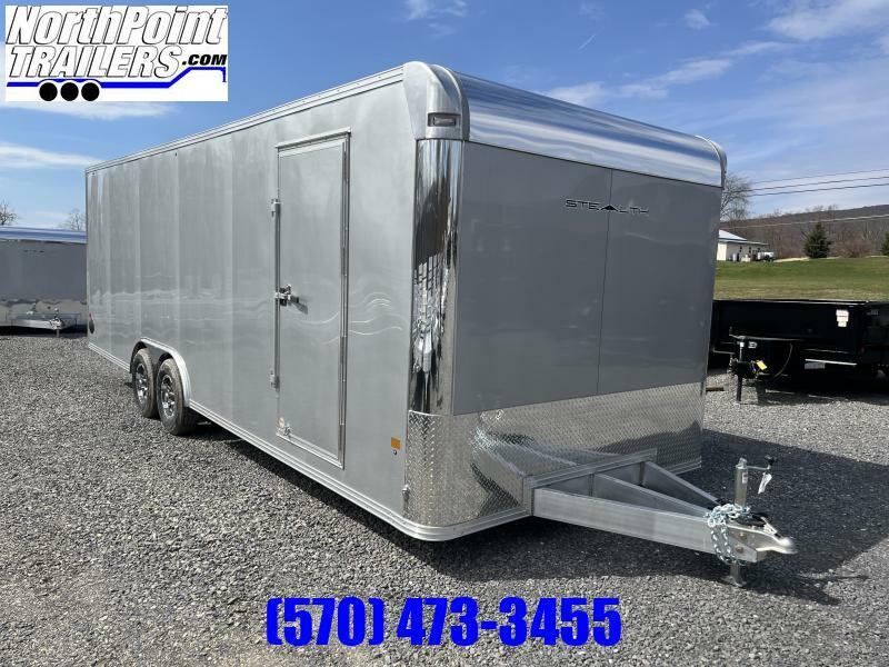 Stealth Trailers C8x24SCH Enclosed Car Trailer - ALUMINUM Wheels ...