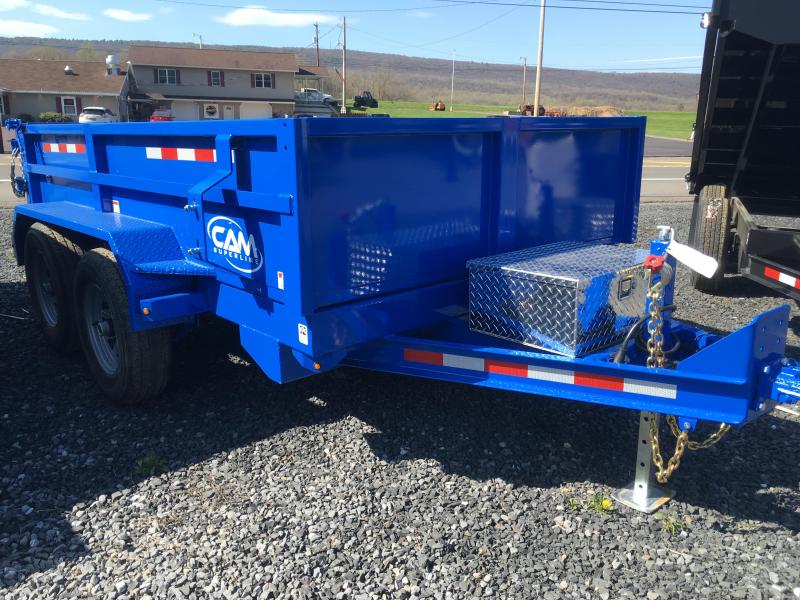2022 CAM Superline 6X10 DUMP TRAILER - With Ramps - BLUE in ...