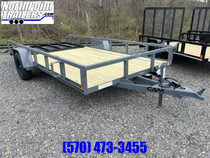 2024 CAM SUPERLINE 7X14 SINGLE AXLE UTILITY W/ BRAKES Utility Trailer ...