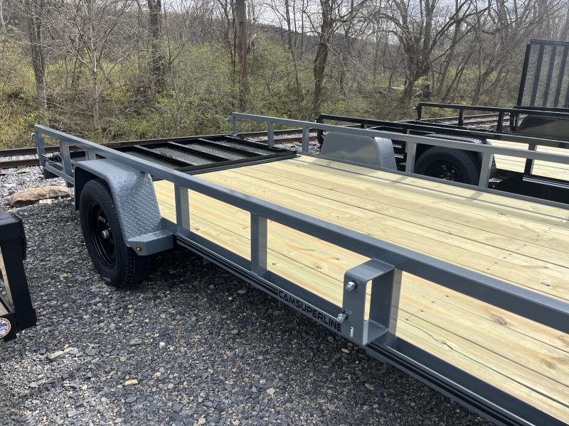 2024 CAM SUPERLINE 7X14 SINGLE AXLE UTILITY W/ BRAKES Utility Trailer ...