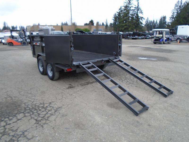 2025 Summit Cascade 6x12 10K Dump Trailer With Tarp / Ramps / Spreader ...