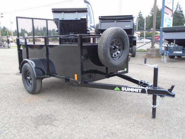 2022 Summit Alpine 4x8 Utility Trailer With Spare Tire & Mount in ...