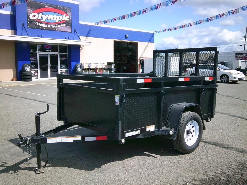 2017 Fabform 5 X 8 Deluxe Box Ramp (DBX58-3KR) Utility Trailer in ...