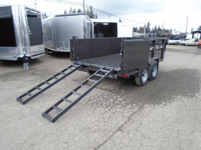 2025 Summit Cascade 6x12 10K Dump Trailer With Tarp / Ramps / Spreader ...