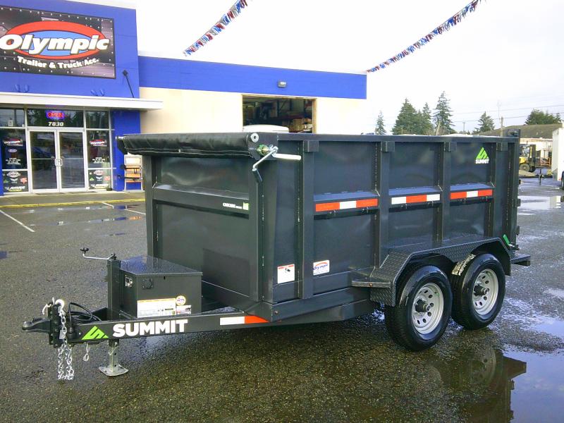 2025 Summit Cascade 6x10 10K Dump Trailer With High Sides / Tarp ...