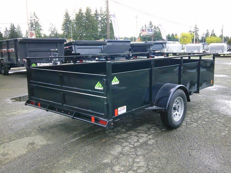 2025 Summit Alpine 6x12 Single Axle W/Split Ramp Utility Trailer in ...