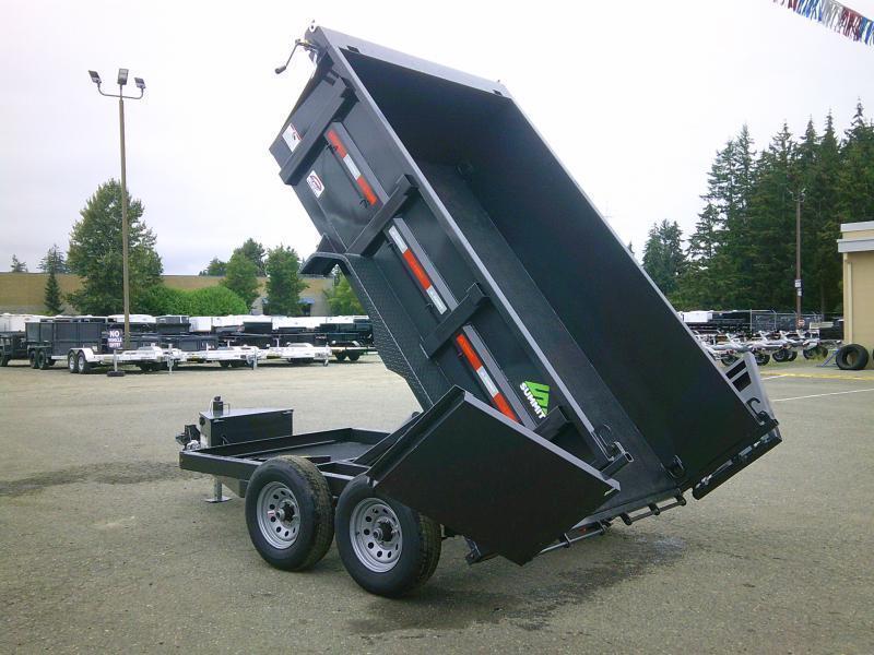 2025 Summit Cascade 6x10 10K Dump Trailer With Tarp / Ramps / Spreader ...