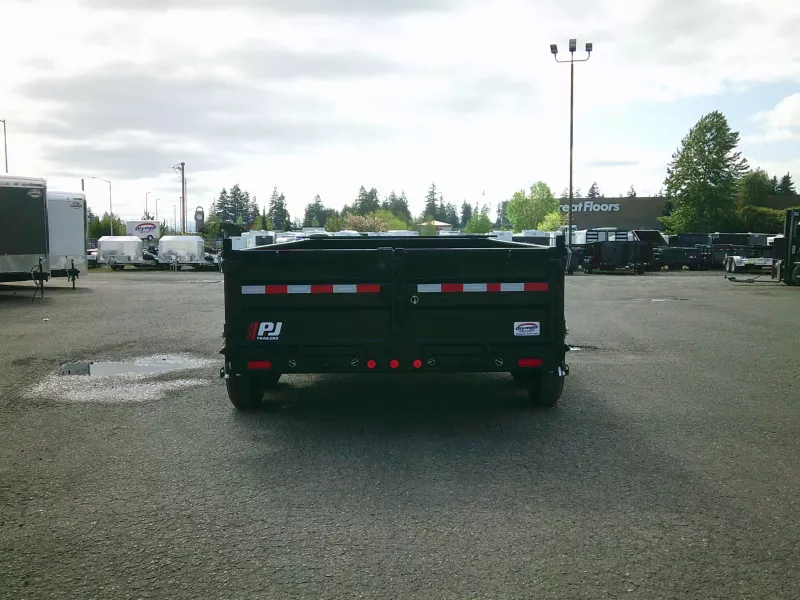 2026 PJ 7x14 14K Low Profile Dump with Tarp Kit / Spreader Gate / 7GA Floor / Support Legs ...