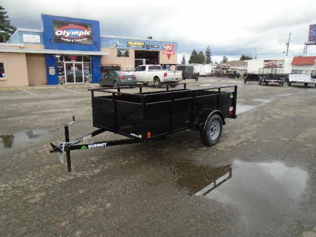 2025 Summit Alpine 5x10 Single Axle W/Split Ramp Utility Trailer in ...