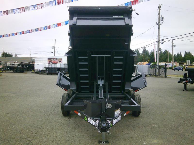 2025 Summit Cascade 6x10 10K Dump Trailer With Tarp / Ramps / Spreader ...