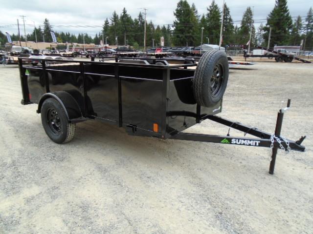 2022 Summit Alpine 5x10 Single Axle W/Split Ramp/Spare Tire & Mount ...