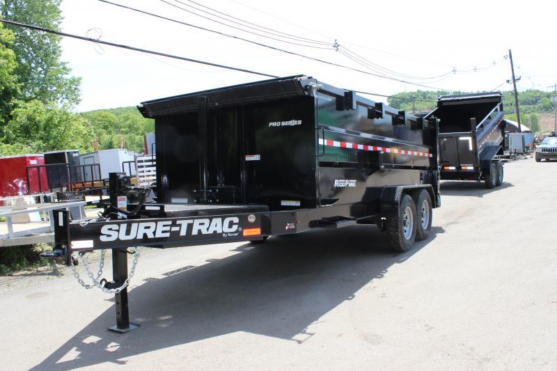 2025 Sure-Trac 7x14 15.4K PRO SERIES I-BEAM High Side Dump Trailer in ...