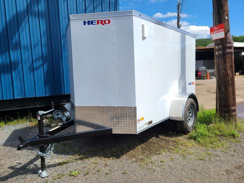 2022 Bravo HERO 5X8 Enclosed Cargo Trailer in Wharton, NJ | Trailer Trader