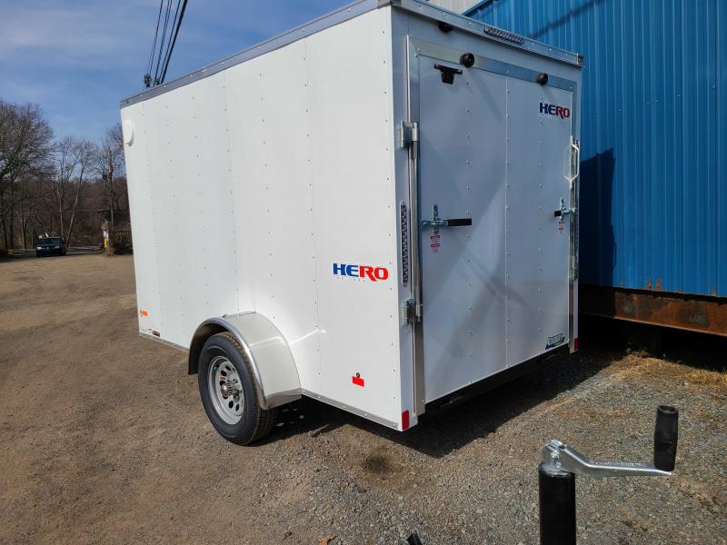 2021 Bravo HERO 6X10 Enclosed Cargo Trailer in Wharton, NJ | Trailer Trader