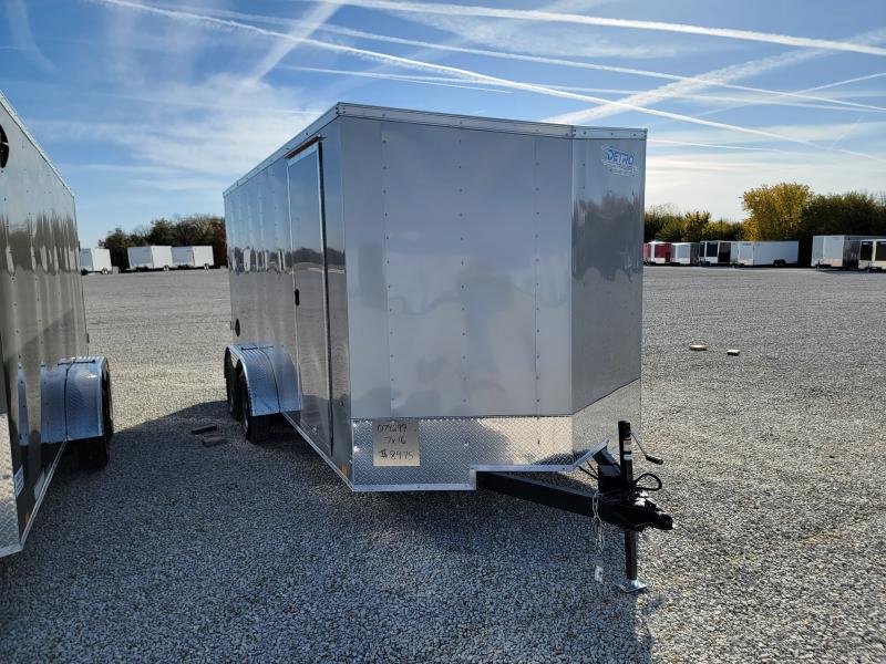 2023 Cargo Express EX DLX 7' x 16' 7K Ramp Door Enclosed Cargo Trailer ...